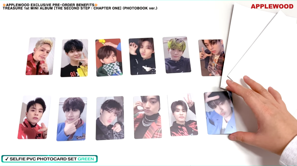 [UNBOXING💿] TREASURE 1st MINI ALBUM [THE SECOND STEP : CHAPTER ONE] - PRE-ORDER BENEFITS - Applewood